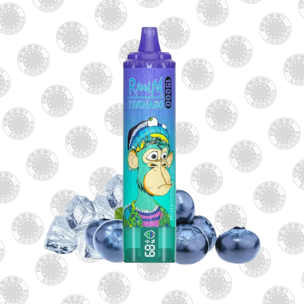 RandM Tornado 15000 Puffs - Blueberry On Ice